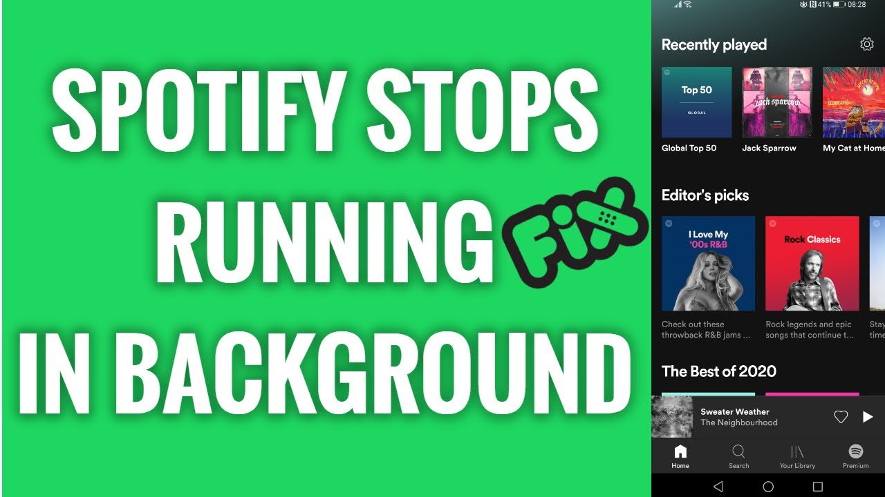 How To Fix Spotify Stops Running In Background YouTube How To Fix Spotify Stops Running In Background YouTube