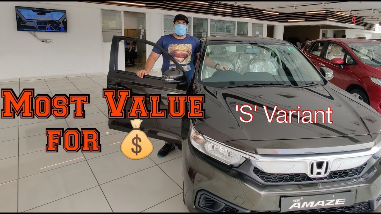 Honda Amaze S 2021 | Most Value for money variant | Fully Loaded | All ...