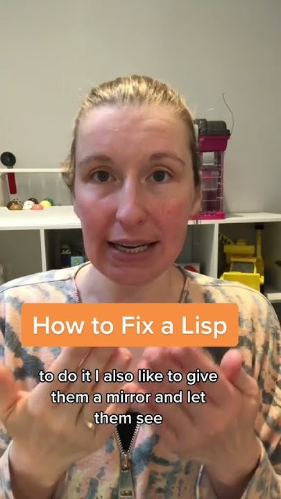 Speech therapy for a frontal lisp. - YouTube