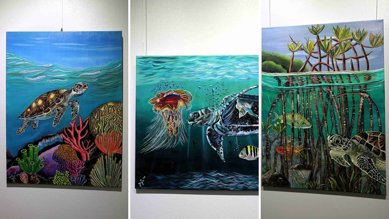Diescinco hoben a exhibi nan arte di e proyecto 'Nos Lama y Nos ...