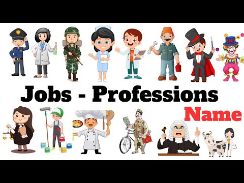 Learn Jobs and Profession Name / Occupation names in English with ...