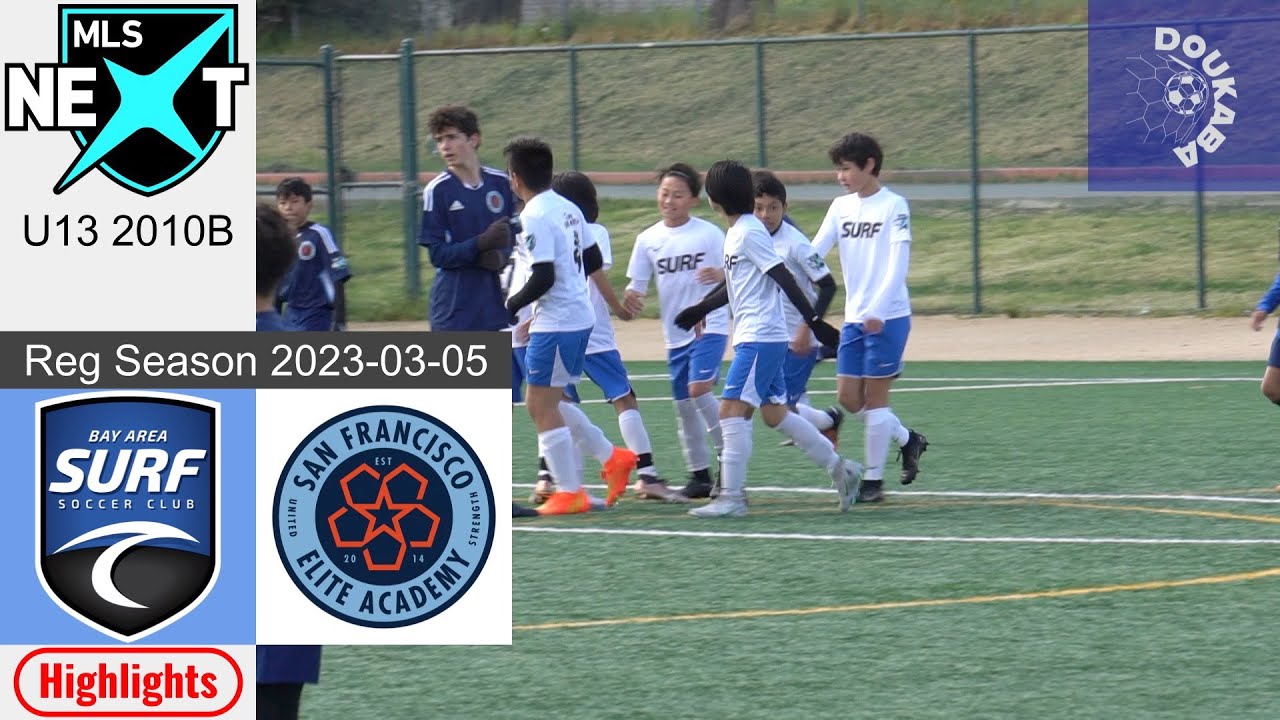 Bay Area Surf 10B 2-1 San Francisco Elite 10B | MLS Next U13 | 2023-03 ...