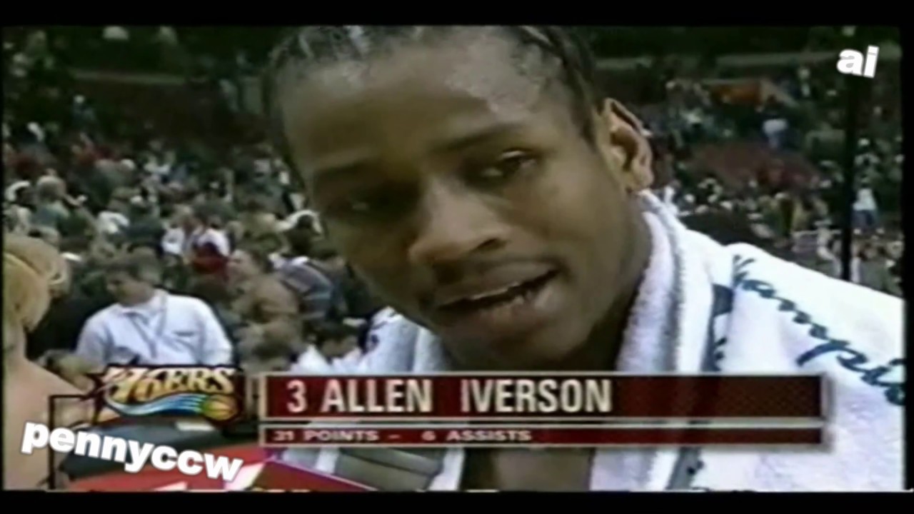 NBA Greatest Duels: Allen Iverson vs. Michael Jordan (1998) *AI 1st win ...