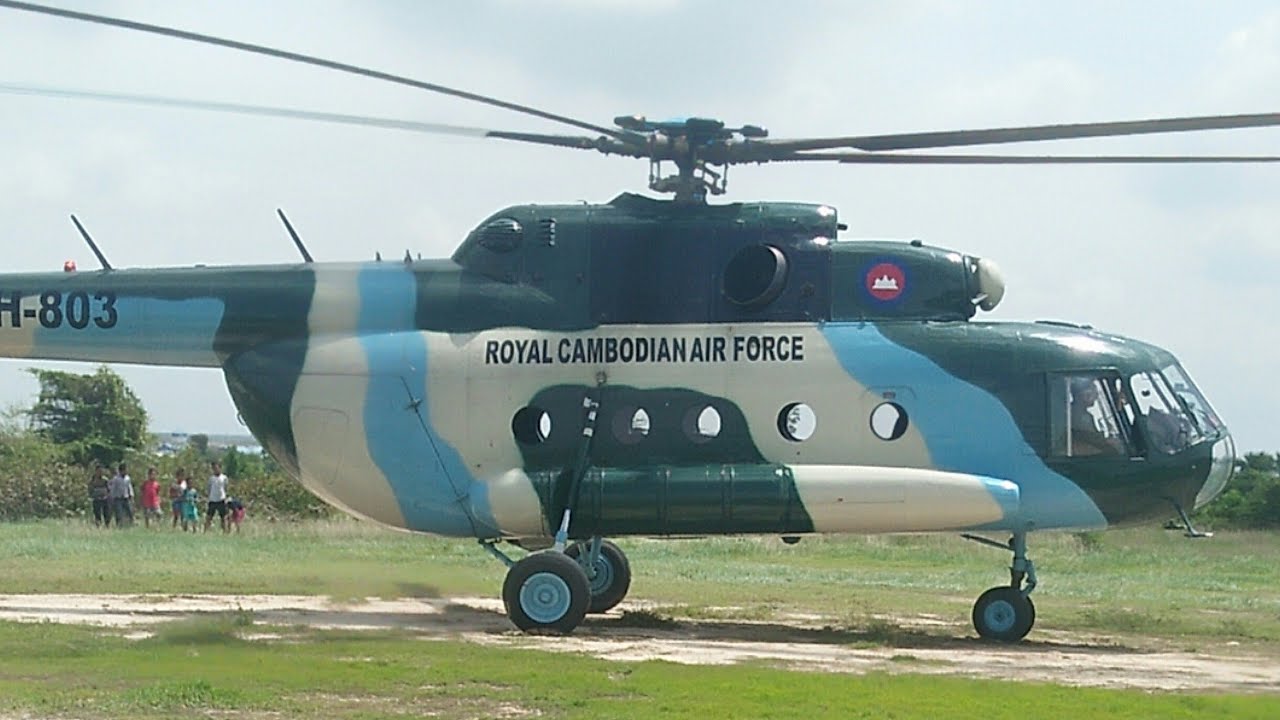 Royal Cambodian Air Force,helicopter,2018 - YouTube