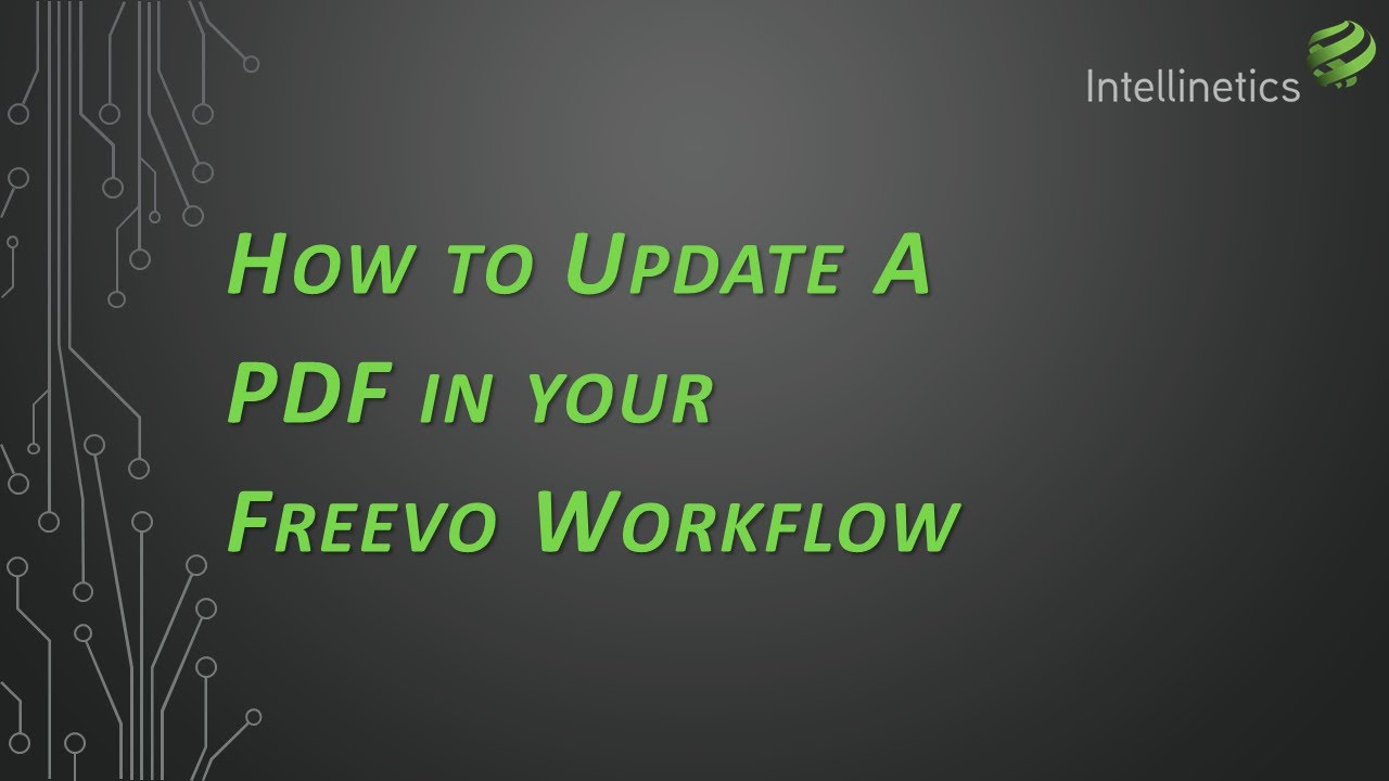 How to Update a PDF in your Freevo Workflow - YouTube