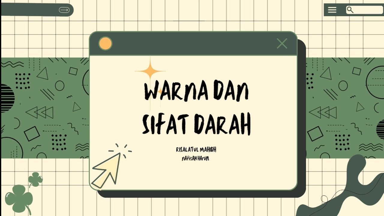 WARNA DAN SIFAT DARAH (Mana darah haidhmu?) - YouTube