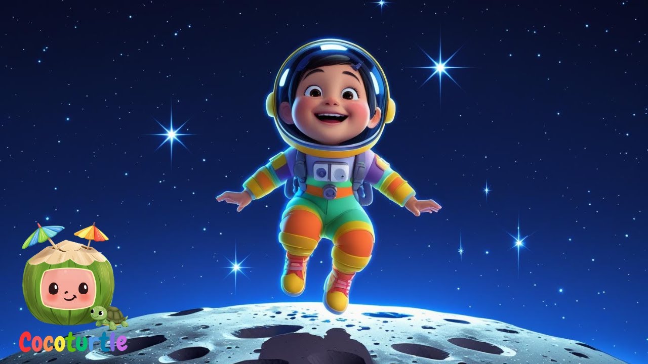 Jumping On The Moon | Nursery Rhymes & Kids Songs - YouTube