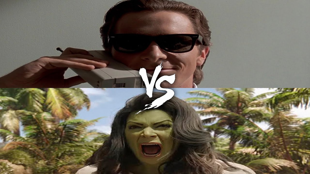 Patrick Bateman VS She Hulk - YouTube