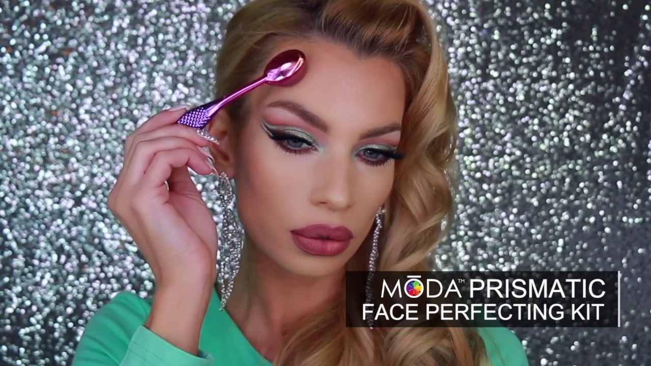 MODA® Prismatic Face Perfecting Kit Tutorial ft. Nikki French - YouTube