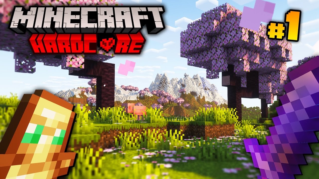 Nouvelle aventure HARDCORE en 1.20🦩 - Minecraft Survie 💖Hardcore #1 - YouTube