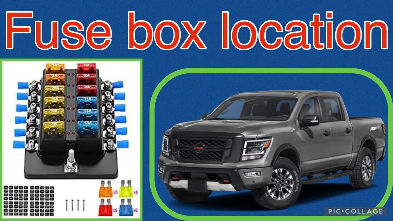 The fuse box location on a 2020 Nissan Titan - YouTube