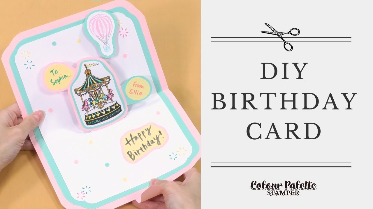 Surprise Message Card For Birthday | How to Make｜DIY Birthday Card ...