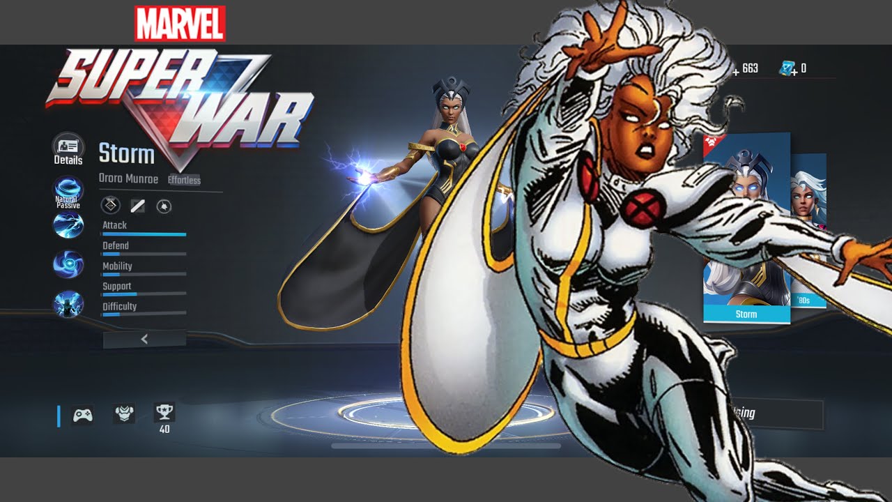 Marvel: Super War -Hero Guide- Storm Build Explain and Gameplay - YouTube
