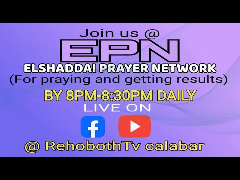 WELCOME TO ELSHADDAI PRAYER NETWORK (WEDNESSDAY 9TH OCTOBER 2024) - YouTube