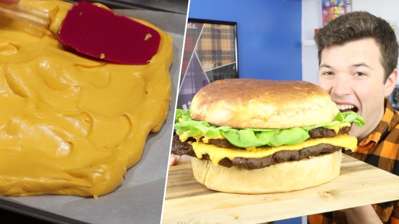 I Made Tasty's 30 POUND Burger - Buzzfeed TESTED - YouTube