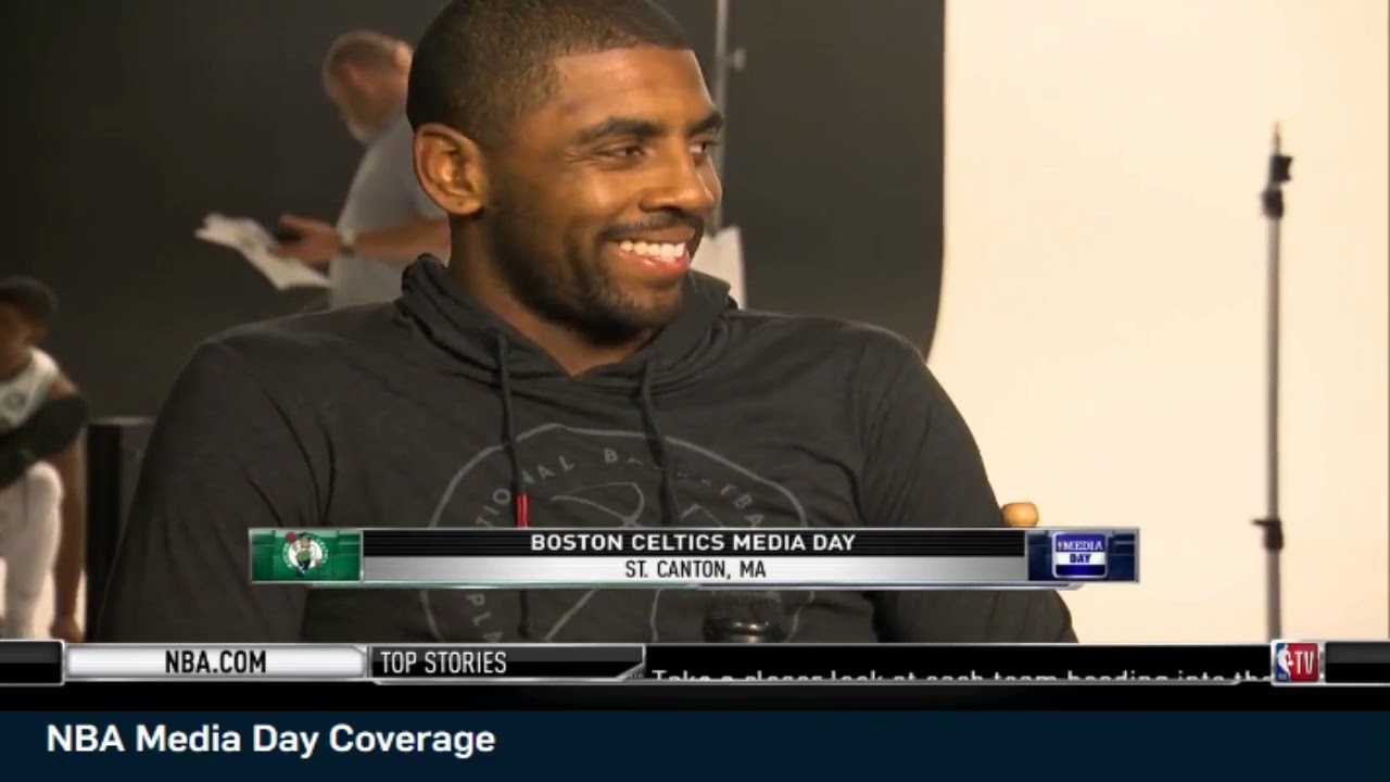 Kyrie Irving Interview Boston Celtics Media Day 2018 - YouTube