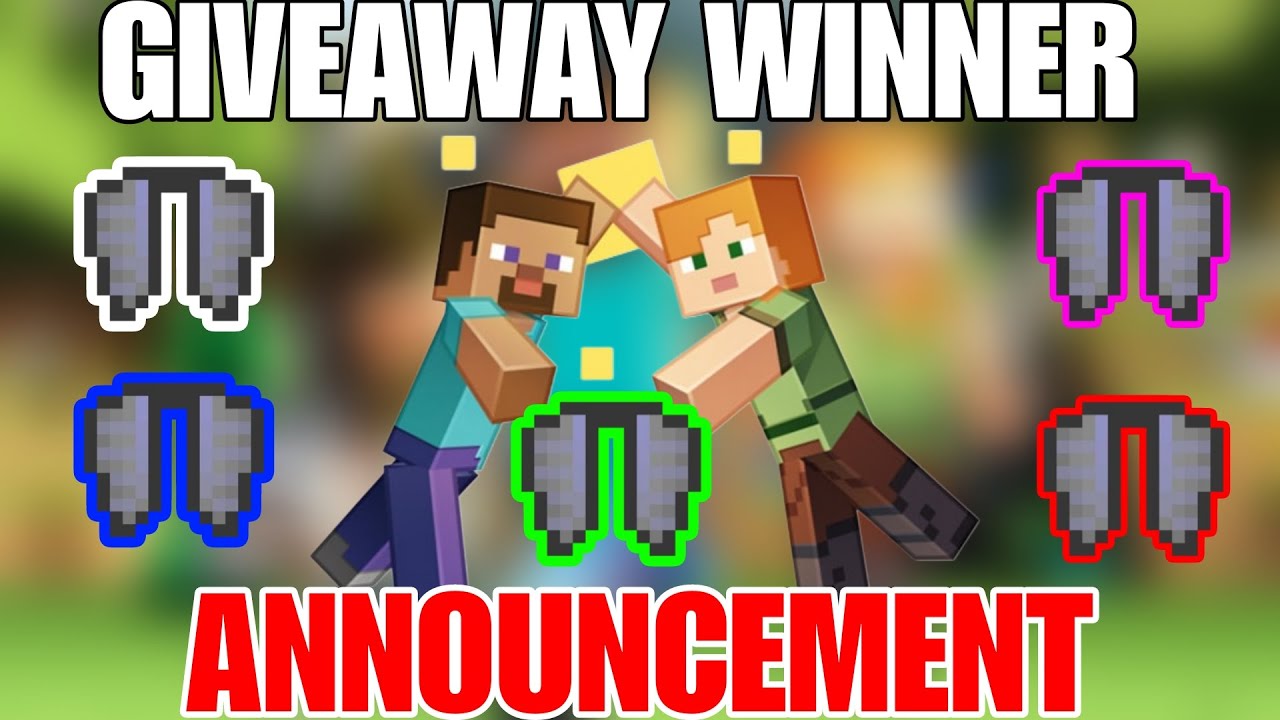 Giveaway Winner Announcement | JOIN NOW!!! | Minecraft | #shorts #minecraft #mojang - YouTube