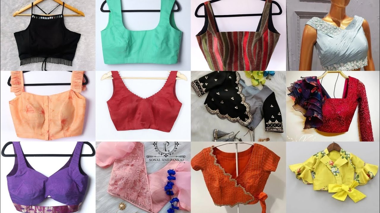 model blouse front neck design| stylish front neck design - YouTube