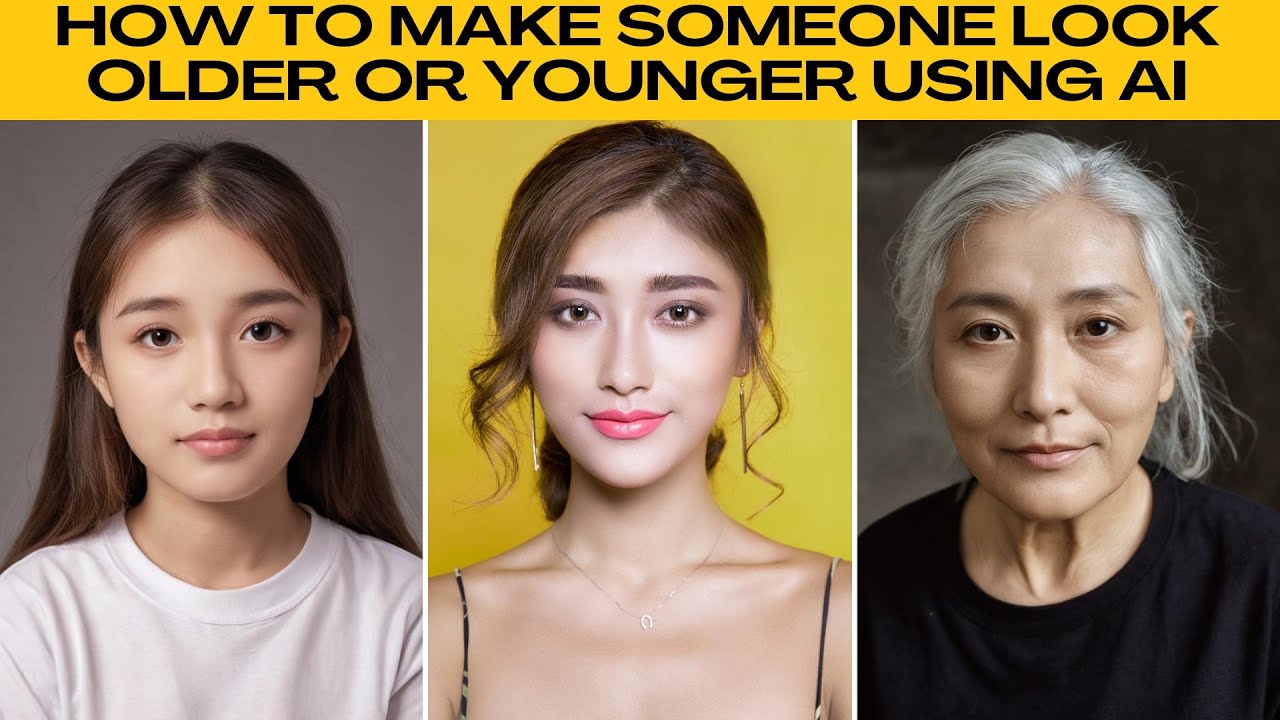How to Make Someone Look Older or Younger Using AI | PHOTO AGE FILTER ...