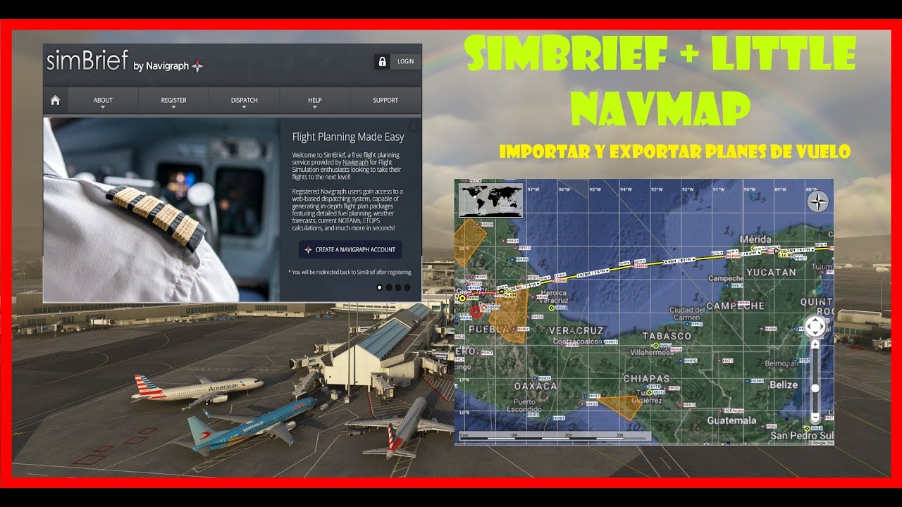 🎁 Tutorial Simbrief + Little Navmap 🎈 Importa y Exporta Planes de Vuelo ...