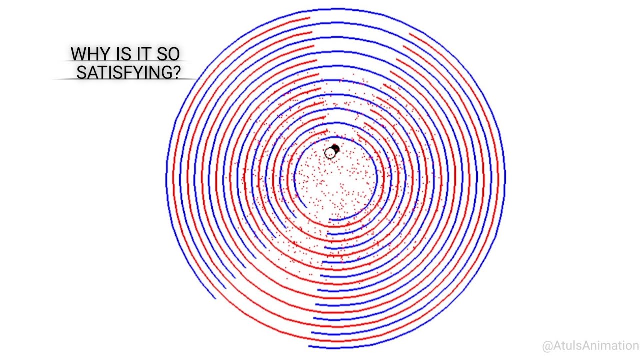 Satisfying bouncing ball making musical sounds and weird sounds. - YouTube