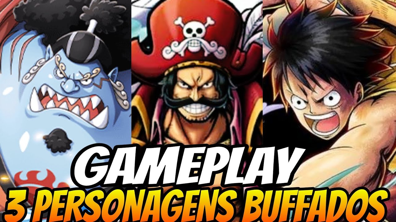GAMEPLAY NEW BUFF ROGER V1 , LUFFY MARINEFORD , JIMBE V1 - ONE PIECE ...