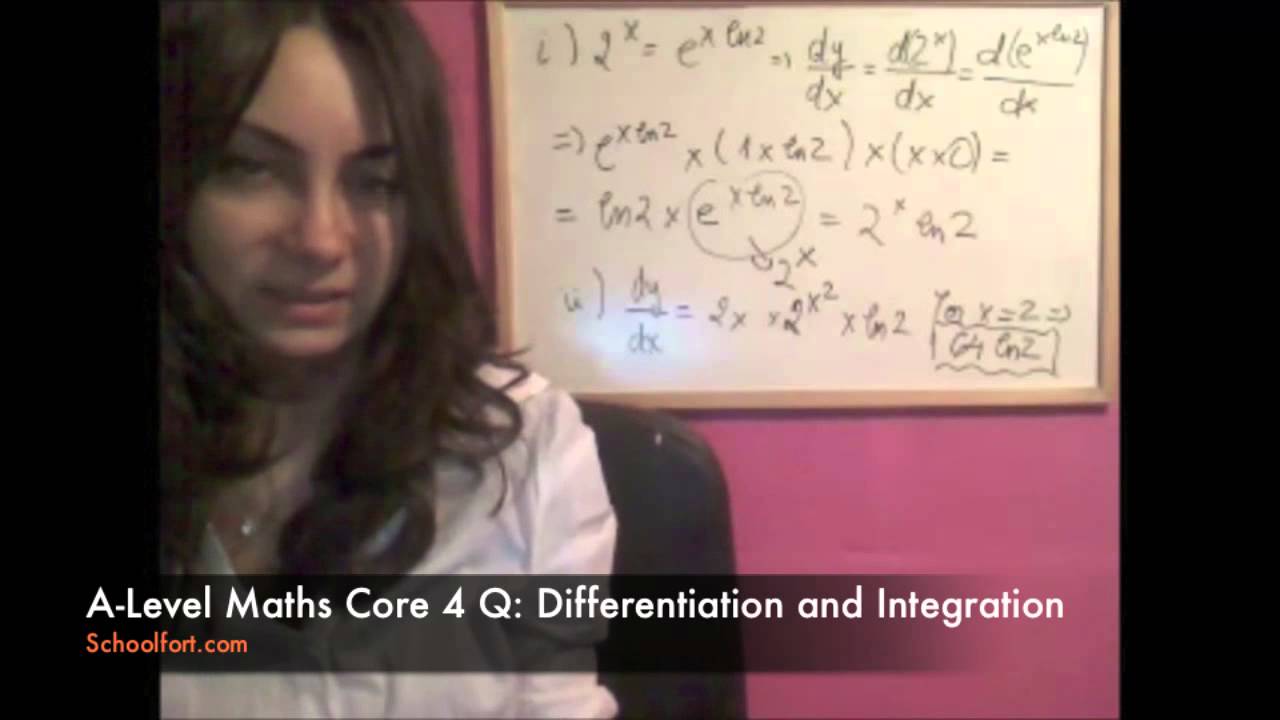 Differentiation and Integration Exam Question | A Level Maths (Core 4 ...