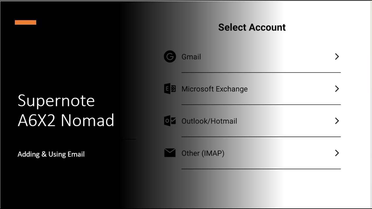 Supernote A6X2: Adding & Using Email - YouTube
