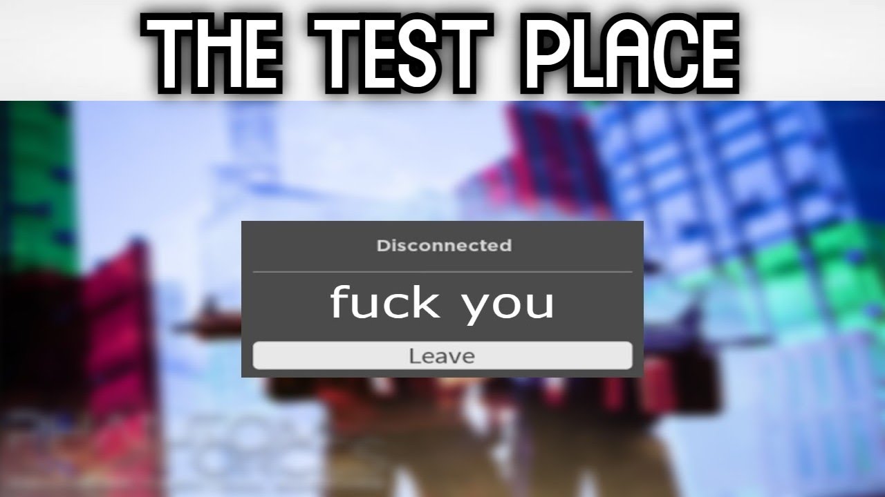 POV: you play the test place on console - YouTube
