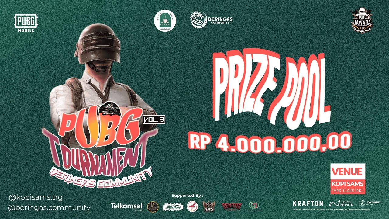 PUBG MOBILE OFFLINE TOURNAMENT VOLUME 3 GRAND FINAL BERINGAS COMMUNITY ...