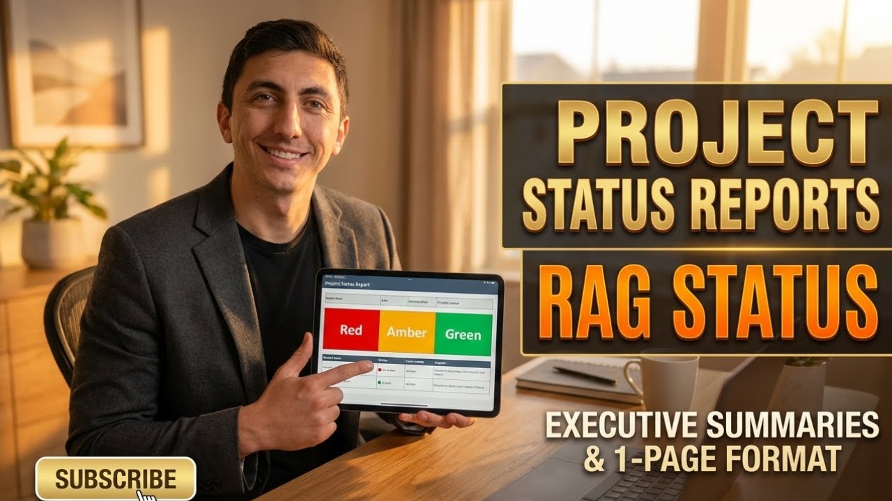 How to Write Project Status Reports (RAG Status) - YouTube