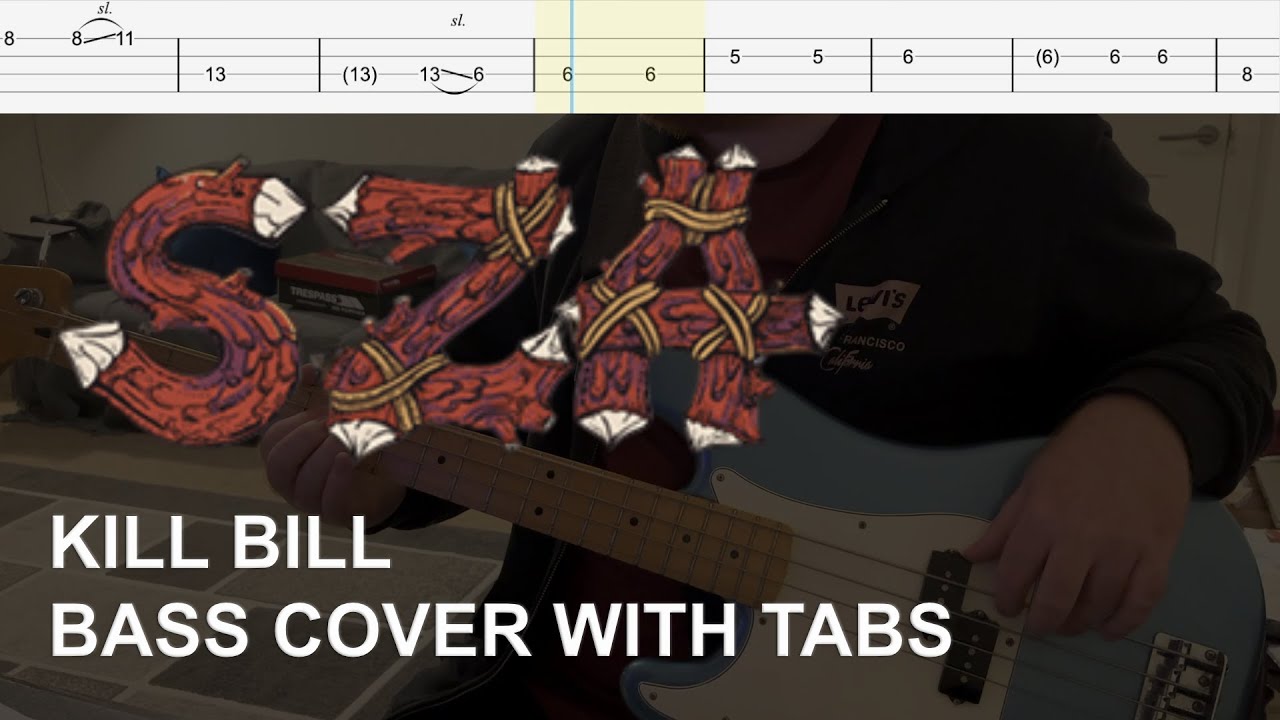 SZA - Kill Bill (Bass Cover with Tabs) - YouTube