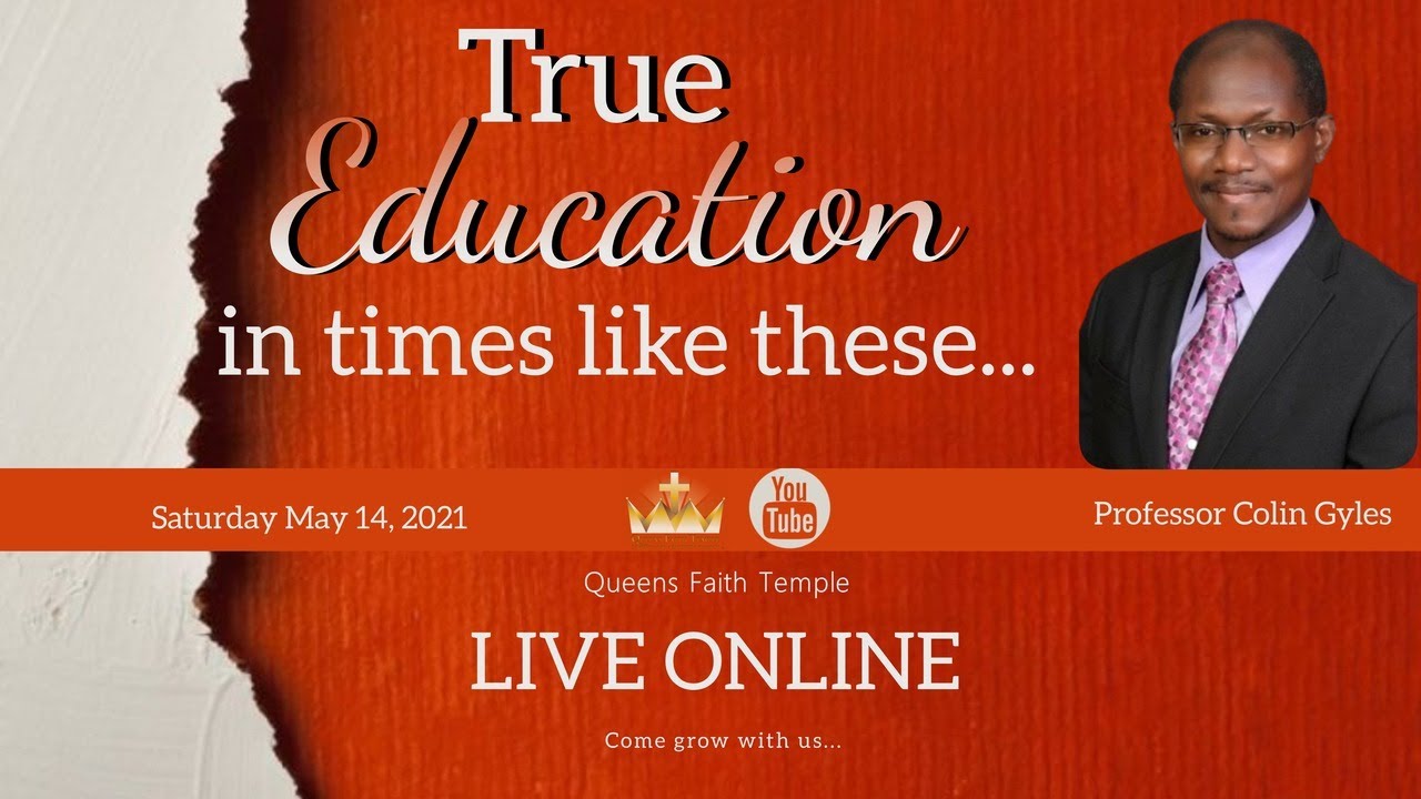 " True Education in times like these..." By Professor Colin Gyles - YouTube
