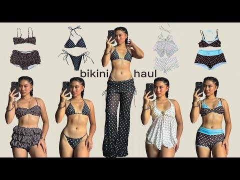 BIKINI TRY ON HAUL 💛 sets worth adding to your rotation, one piece, beach cover ups