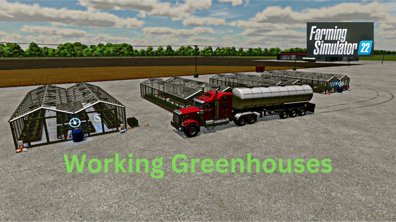 FS22 Prairie Farm Michigan 17 Hauling Greenhouse Crops, Eggs, & Feeding ...