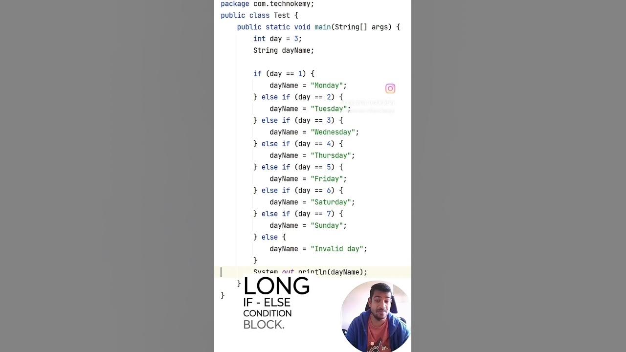 Optimize Your Java Code: Simplify Long if-else with switch Statements! #java #shorts #javatips # ...