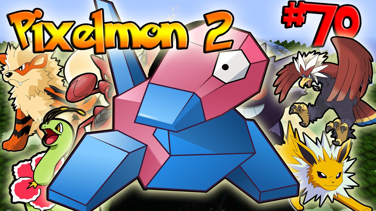 Porygon impara la sua prima mossa! PIXELMON 2 ita multiplayer #70 - YouTube