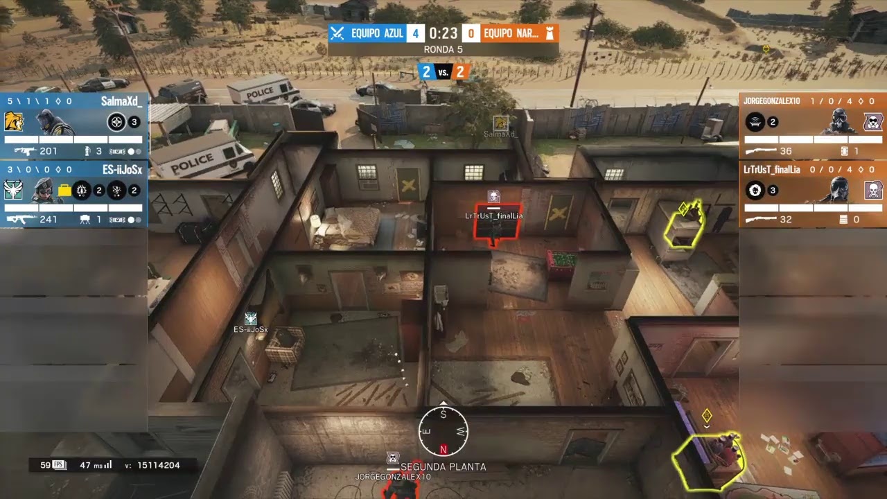 Rainbow six siege personalizada 2 vs 2 - YouTube