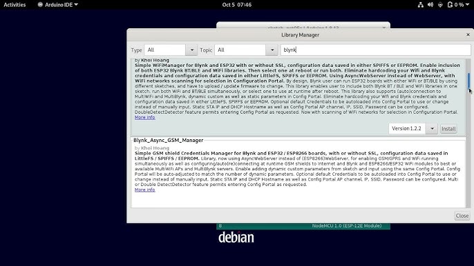Watch Bilingual Video How to Install Blynk Library on Arduino IDE