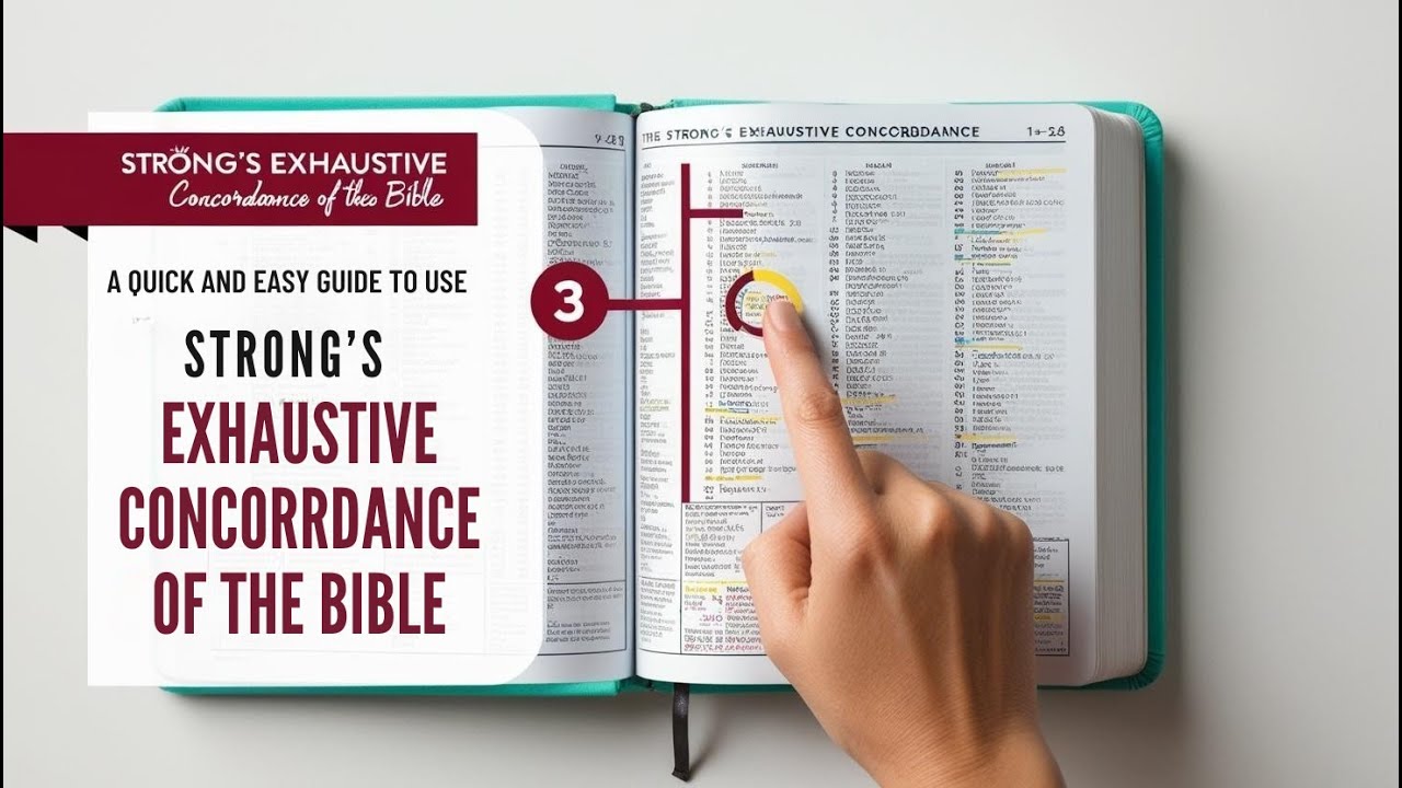 How To: Read The Strong's Exhaustive Concordance | Bible Study Tips ...