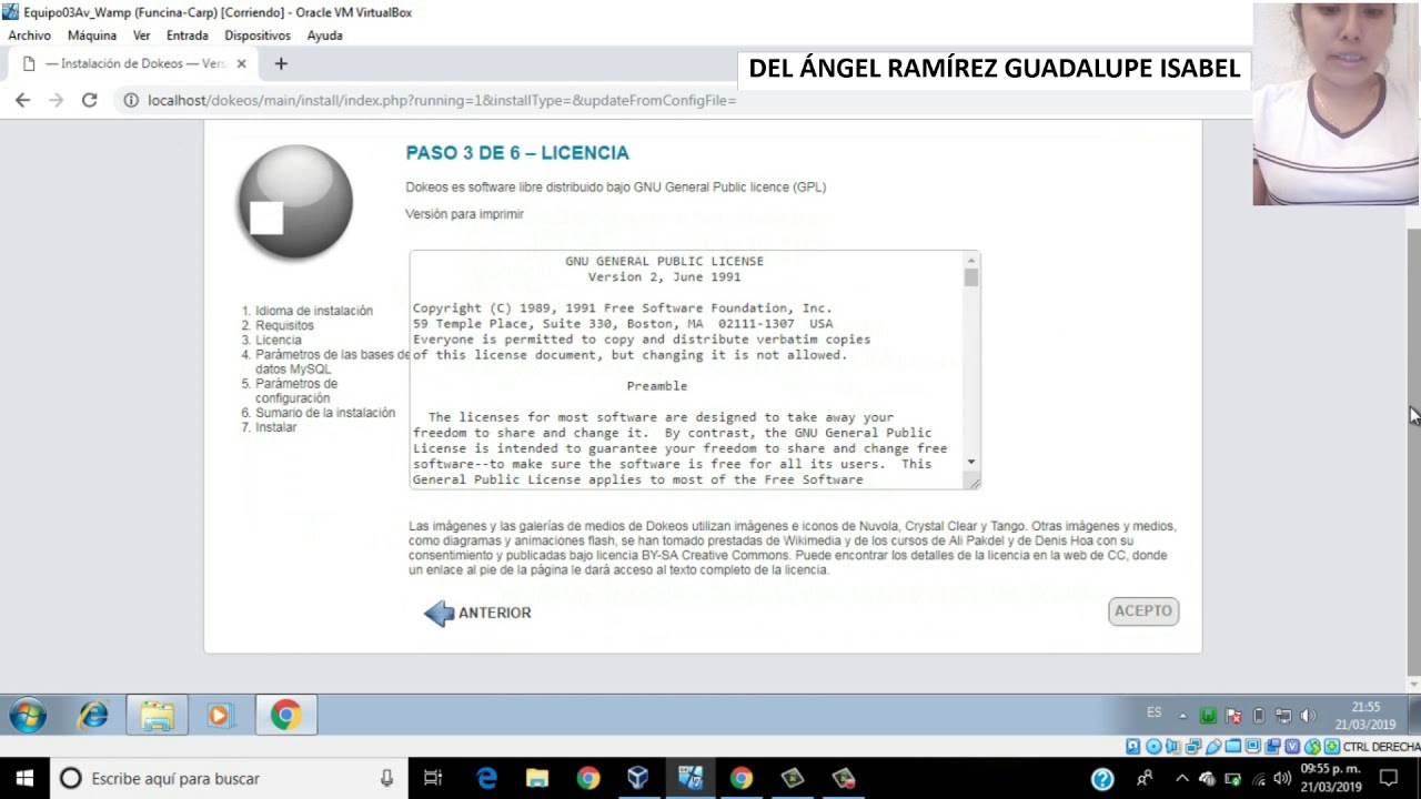Practica 3. Instalación de la plataforma educativa Dokeos - YouTube