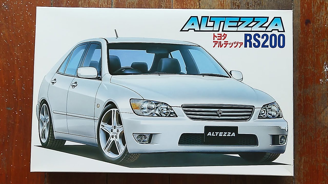 Fujimi 1/24 Toyota Altezza RS200 | Plastic Model Kit Unboxing - YouTube