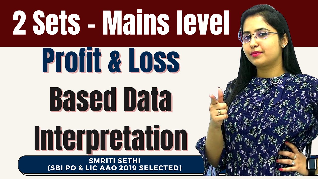 2 Sets Mains Level || Profit & Loss Based Data Interpretation || Smriti ...