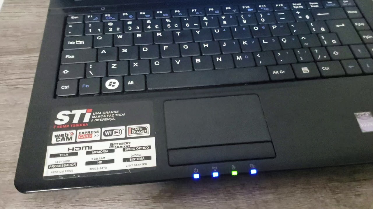 Notebook STI 1422 Intel Core i3 4gb 500gb - YouTube