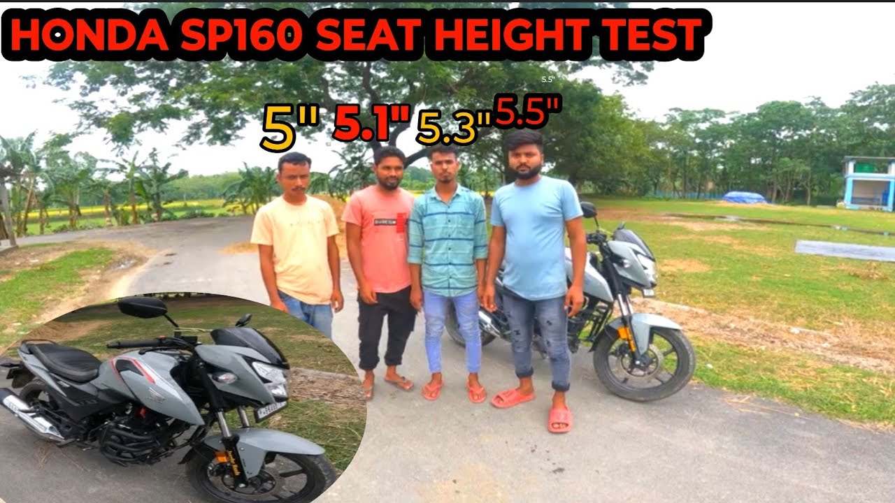 Honda sp160 Seat Height Test | honda sp 160 seat height | honda sp seat ...