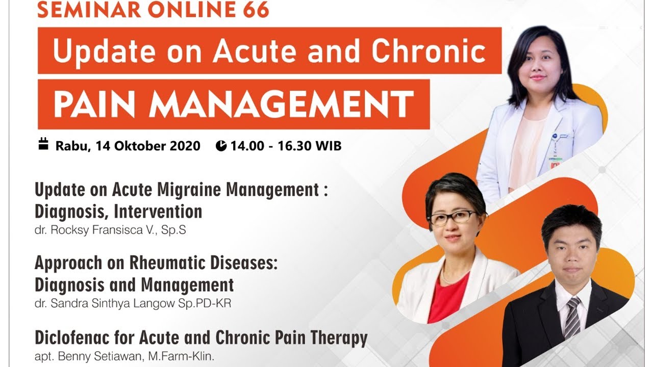 Webinar 66 - Update 2020 on Acute and Chronic Pain Management (Part 13 ...