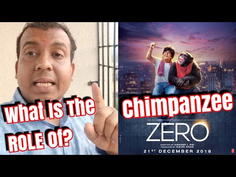 Zero New Poster Surprises Us l What Is The Role Of Chimpanzee?