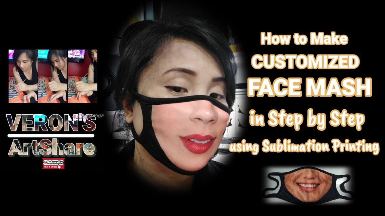How to Make Customized Face Mask - YouTube