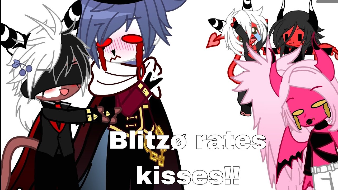Blitzø rates kisses!! [] Helluva Boss [] gacha club [] short ...