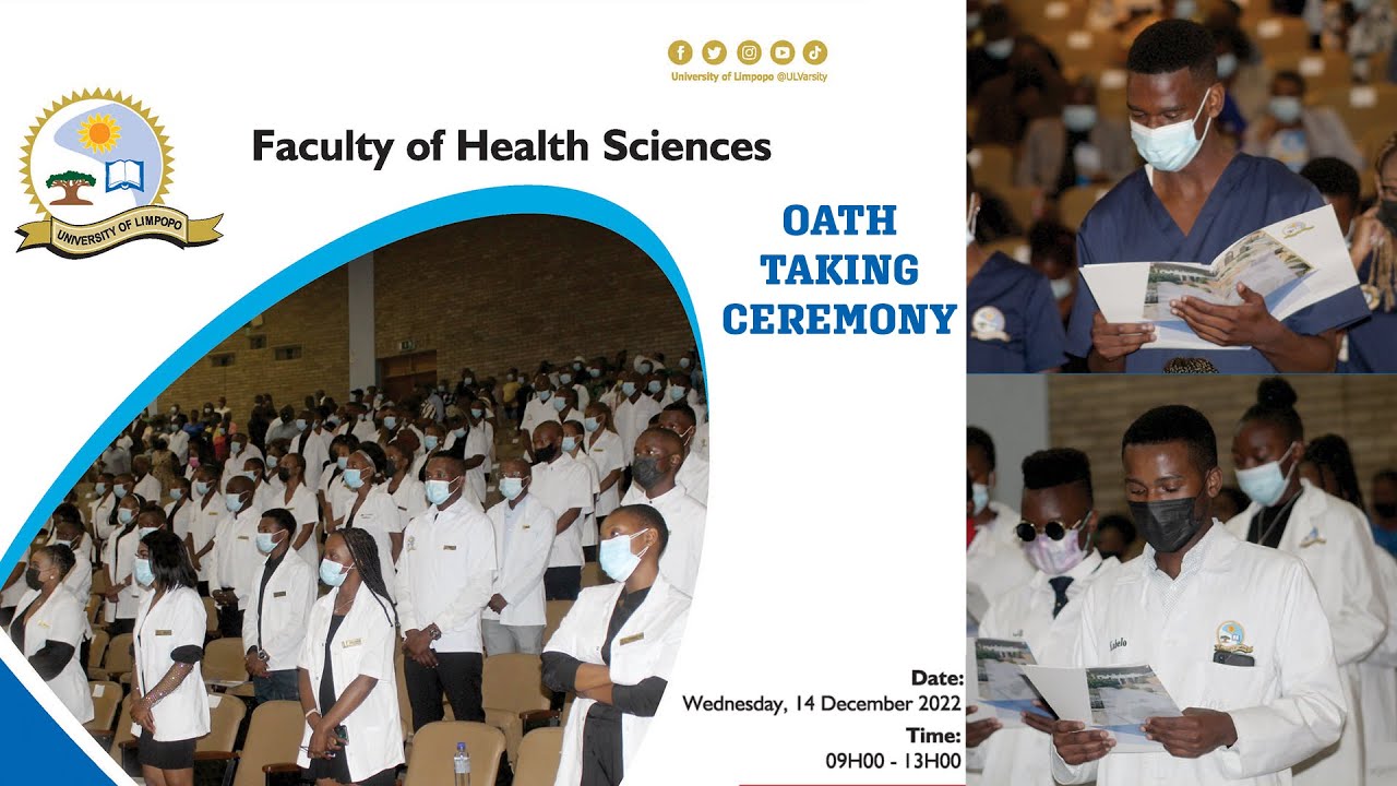 Faculty of Health Sciences: Oath Taking Ceremony - YouTube